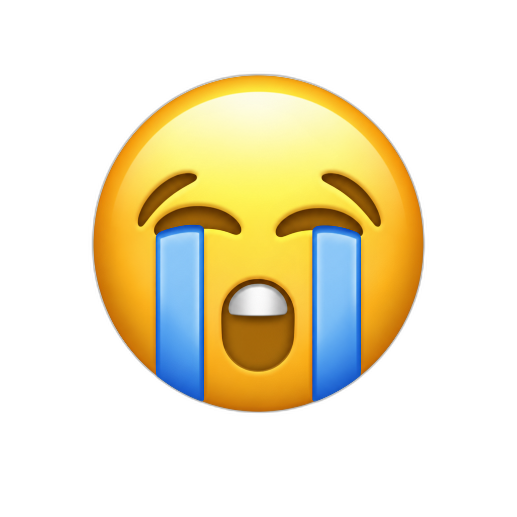 😭 - AI Emoji Generator